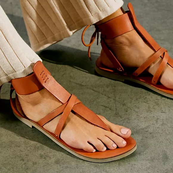 Free People | Shoes | Free People Vacation Day Wrap Sandal | Poshmark